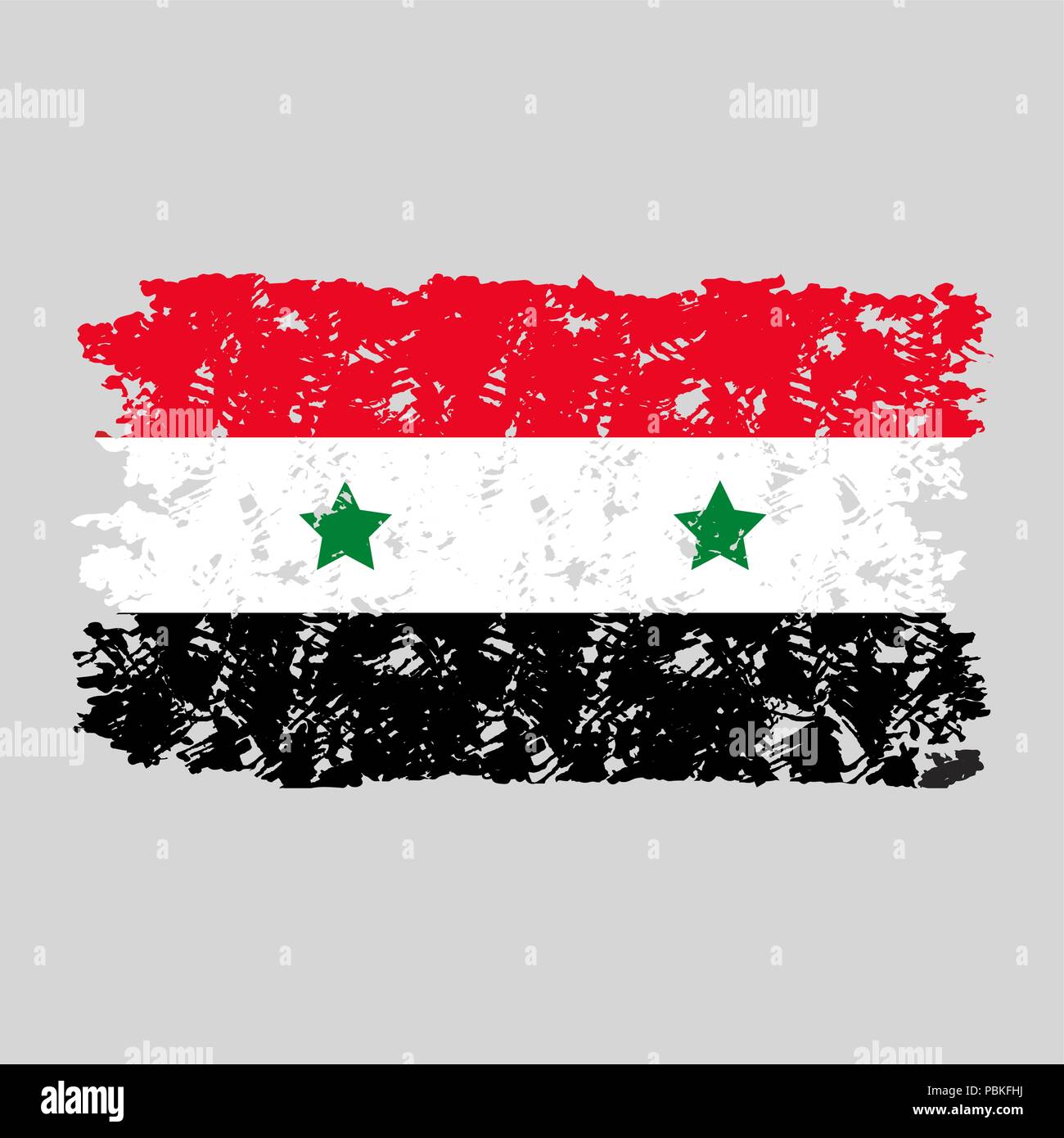 Syria flag grunge texture isolated. Weathered syrian flag, asia travel ...
