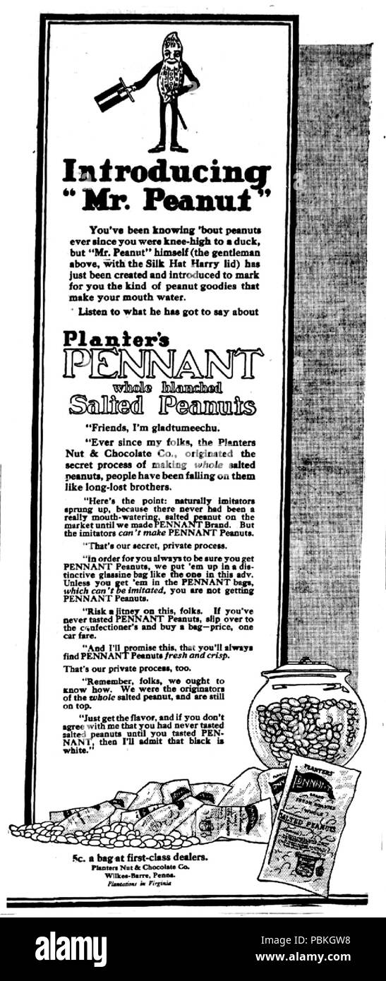 Planters mascot hi-res stock photography and images - Alamy