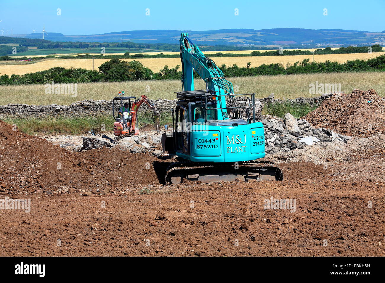 Mini excavator jcb hi-res stock photography and images - Alamy