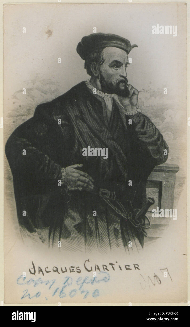 Cartier map canada hi-res stock photography and images - Alamy