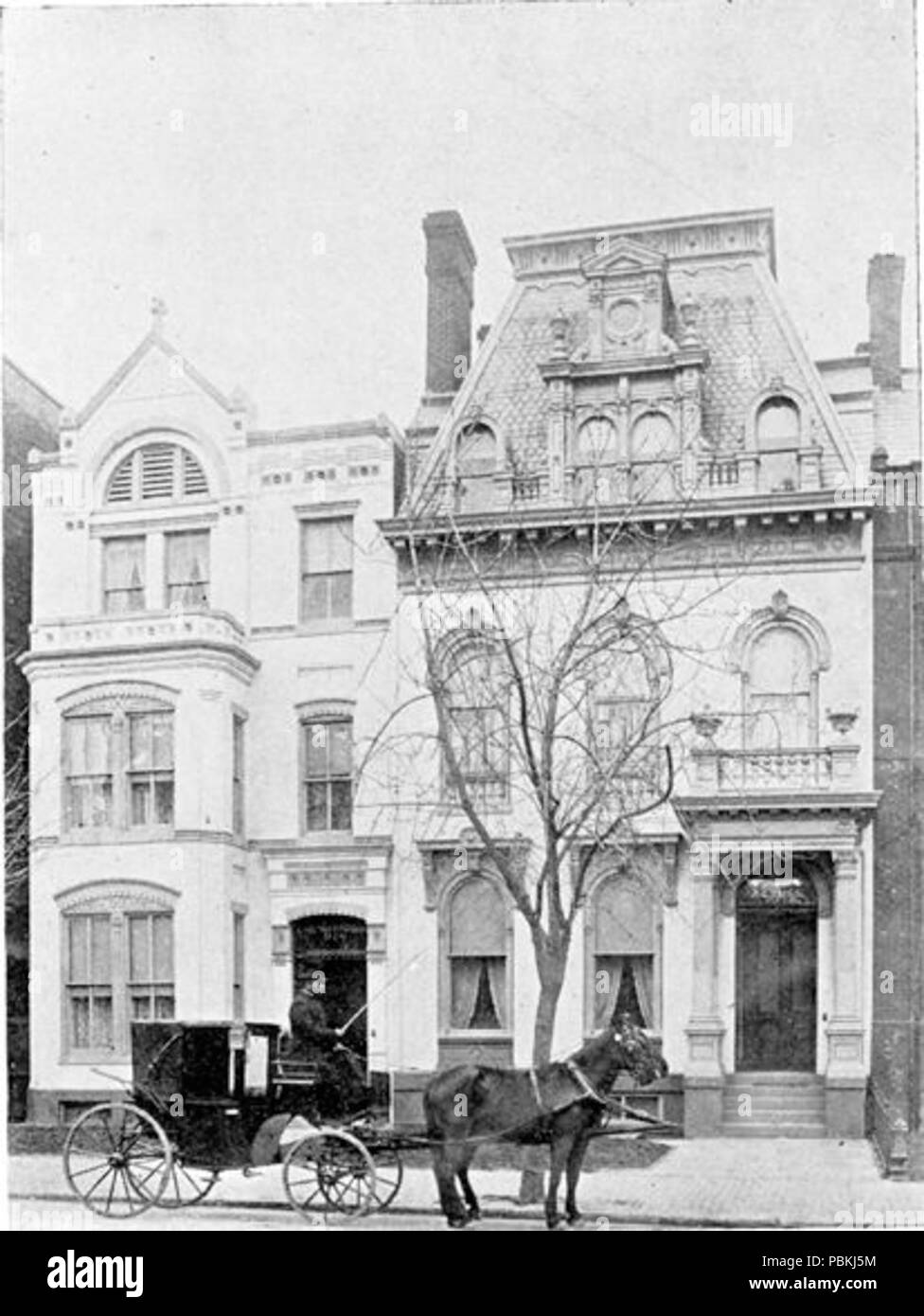 835 John A. Gray's Hotel - Washington, DC - Adolf Cluss Stock Photo - Alamy