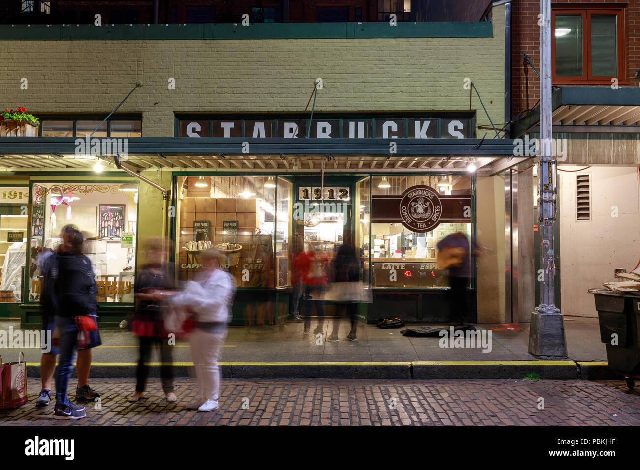 Original starbucks seattle hi-res stock photography and images - Alamy