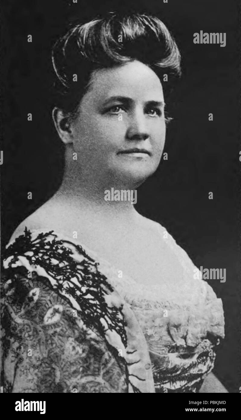 . English: Julia A. P. Bundy, wife of Joseph B. Foraker and daughter of Hezekiah S. Bundy ...