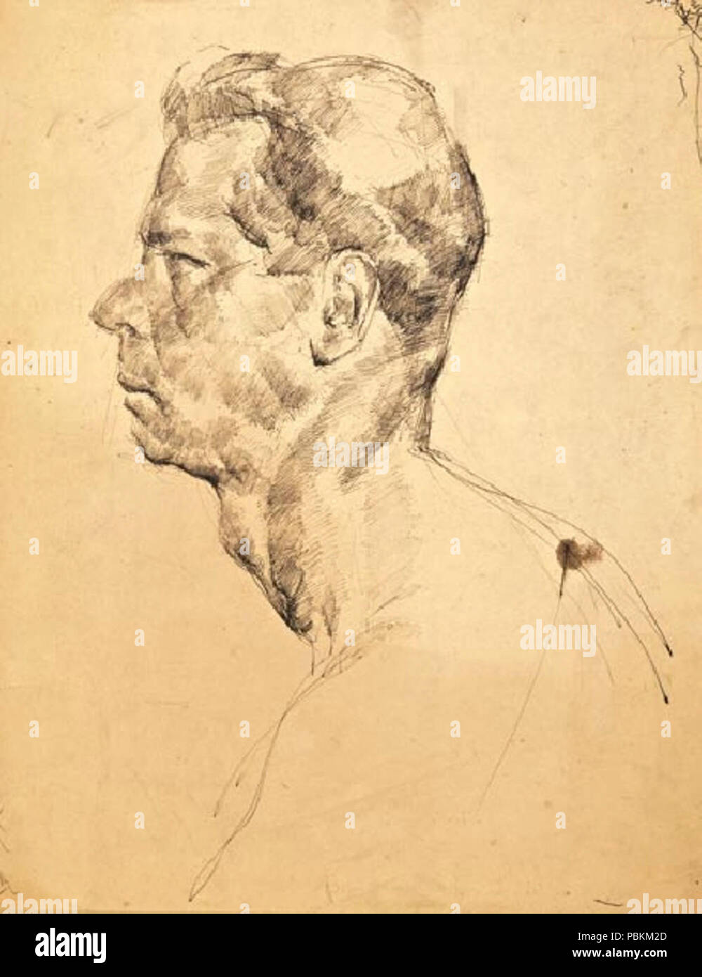 Aba-Novák Portrait of István Szőnyi Stock Photo - Alamy