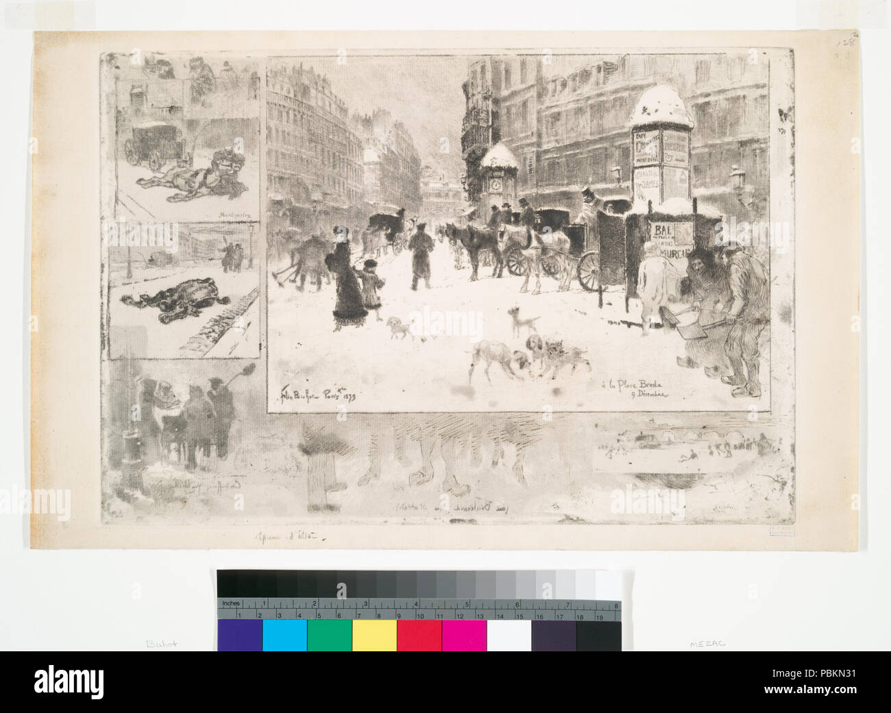 La neige a paris hi-res stock photography and images - Alamy