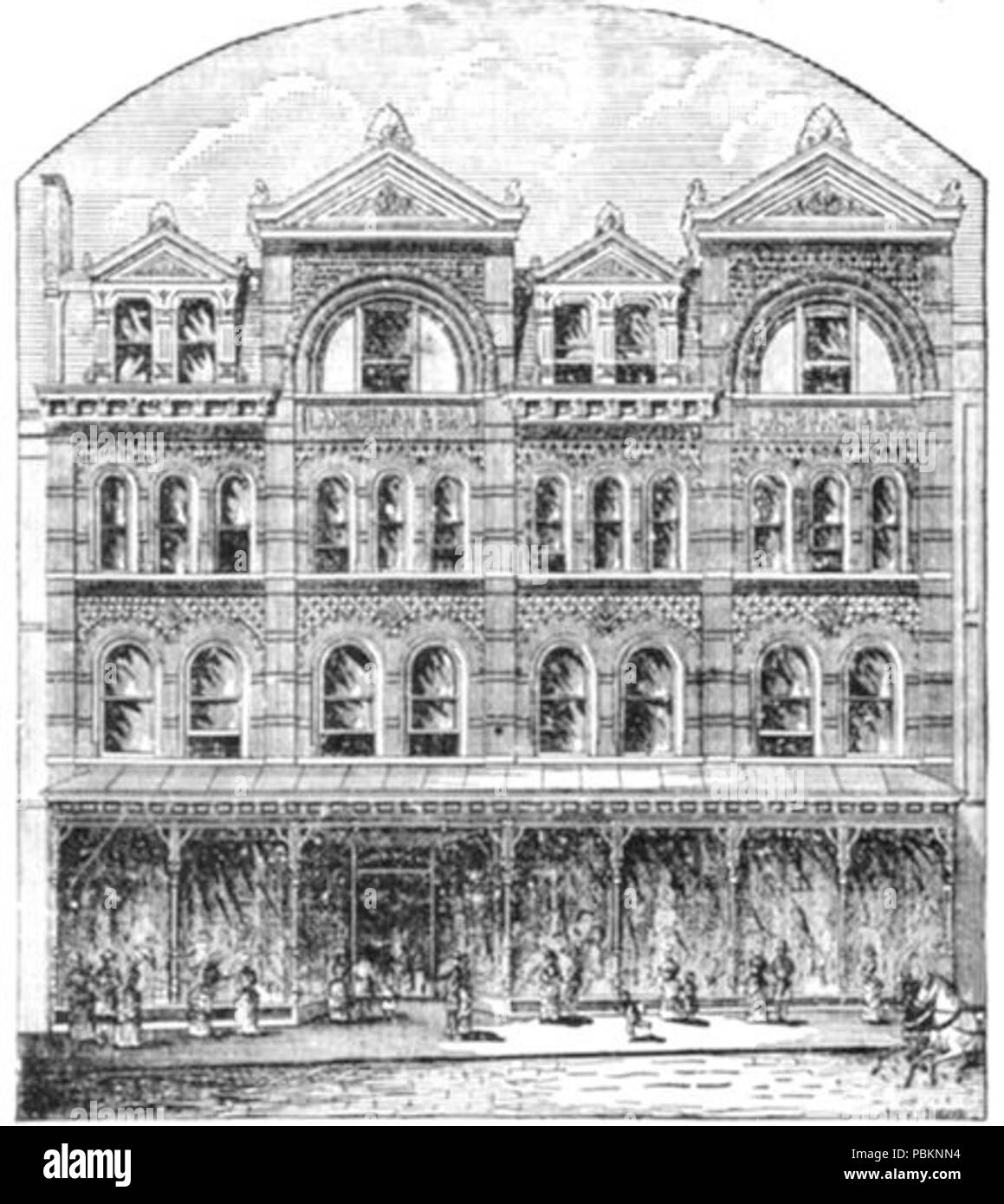 885 Lansburghs Department Store and the Vogt building - Washington, DC ...