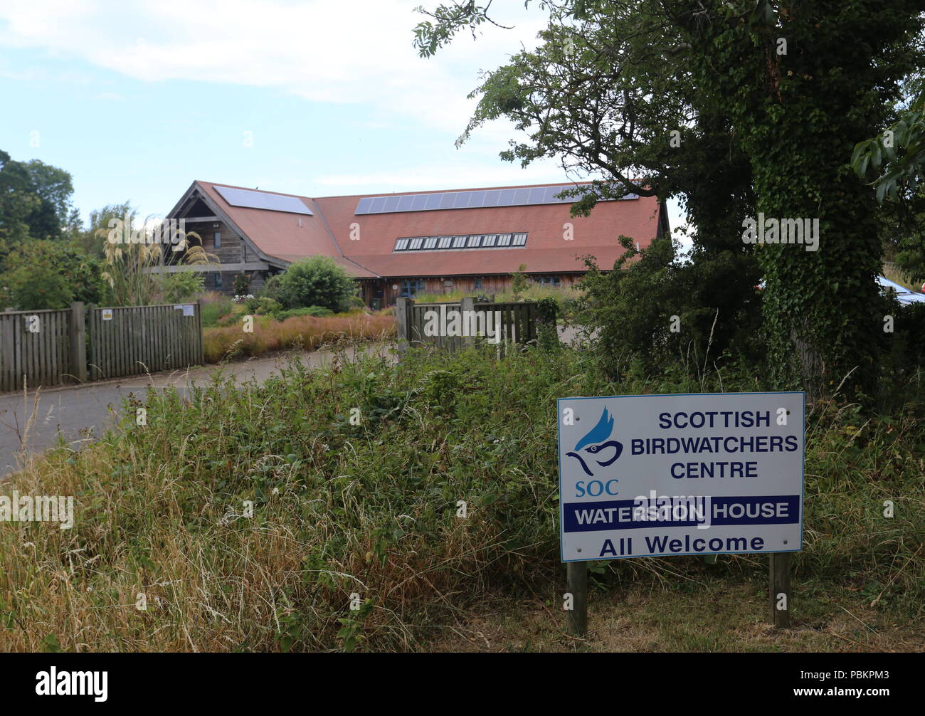 Exterior of Scottish Birdwatchers Centre Waterston House Aberlady ...