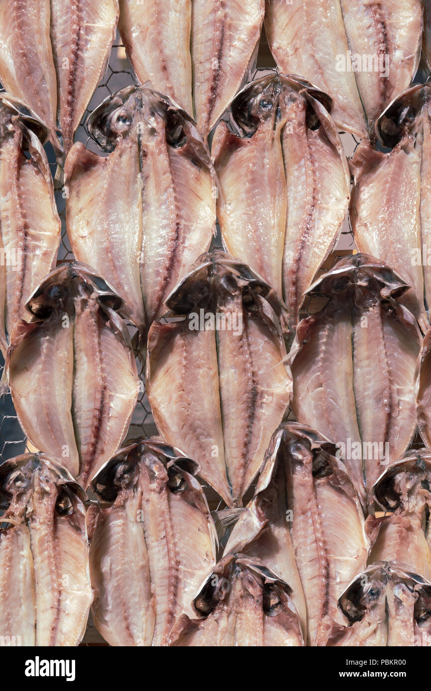 Fish, drying; Atami, Shizuoka Prefecture, Japan Stock Photo - Alamy