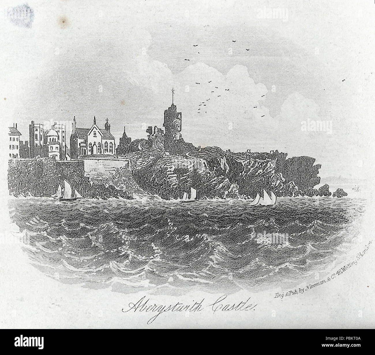 Aberystwith castle hi-res stock photography and images - Alamy