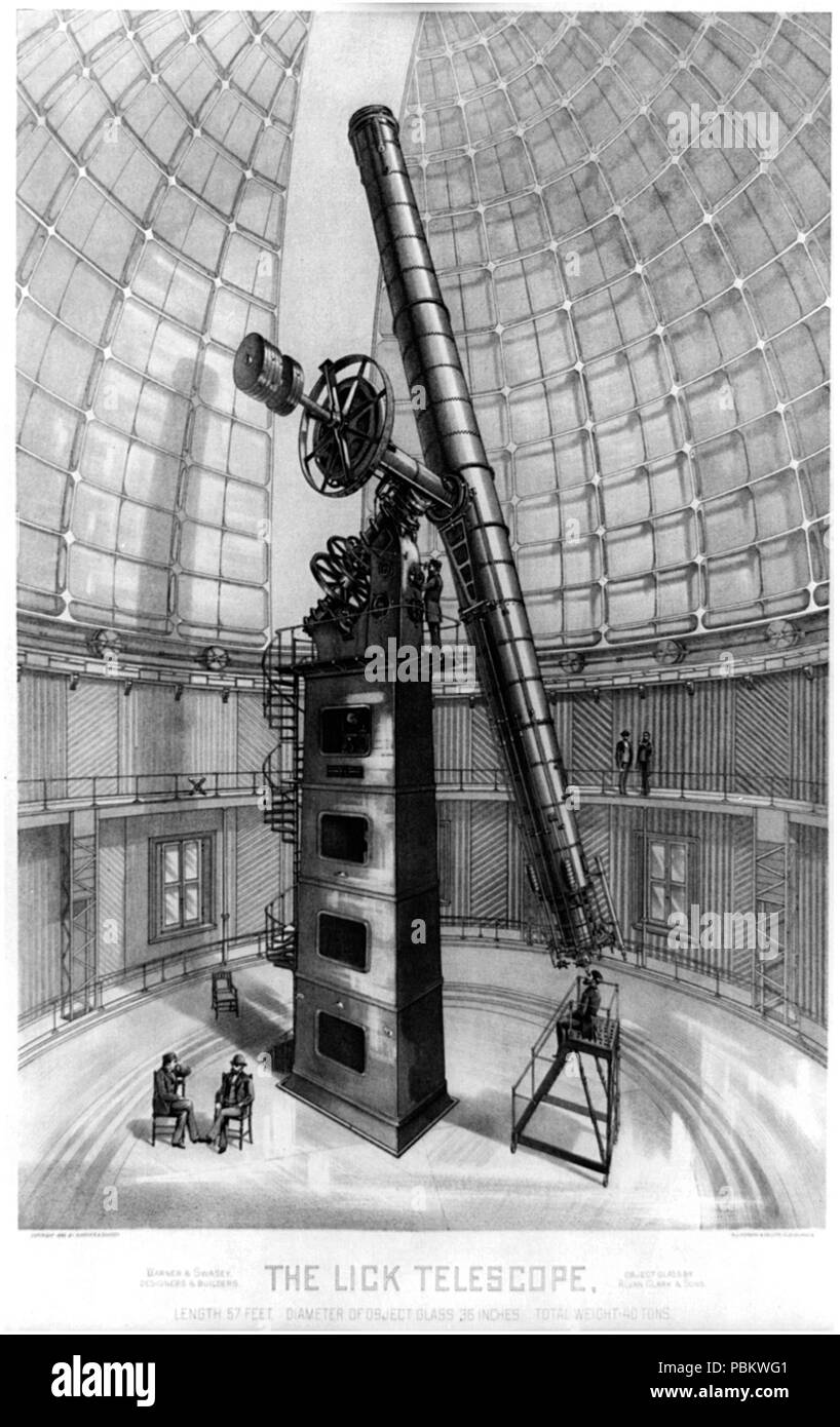 Telescope telescopes Black and White Stock Photos & Images - Alamy