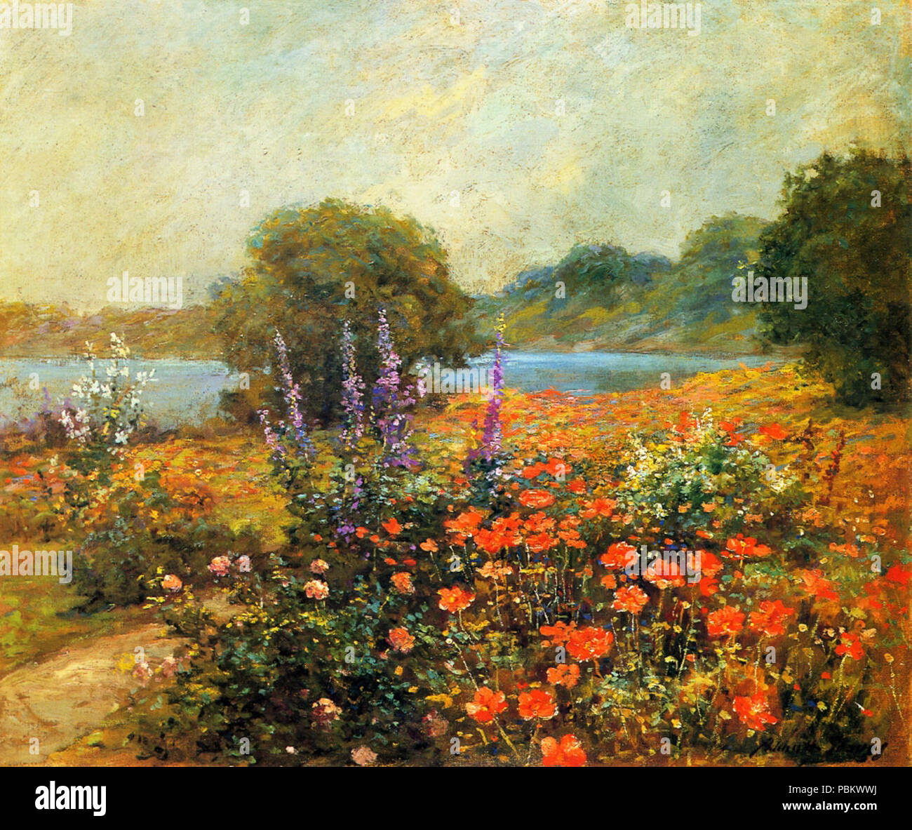 Abbott Fuller Graves, 1905c - Poppies Stock Photo - Alamy