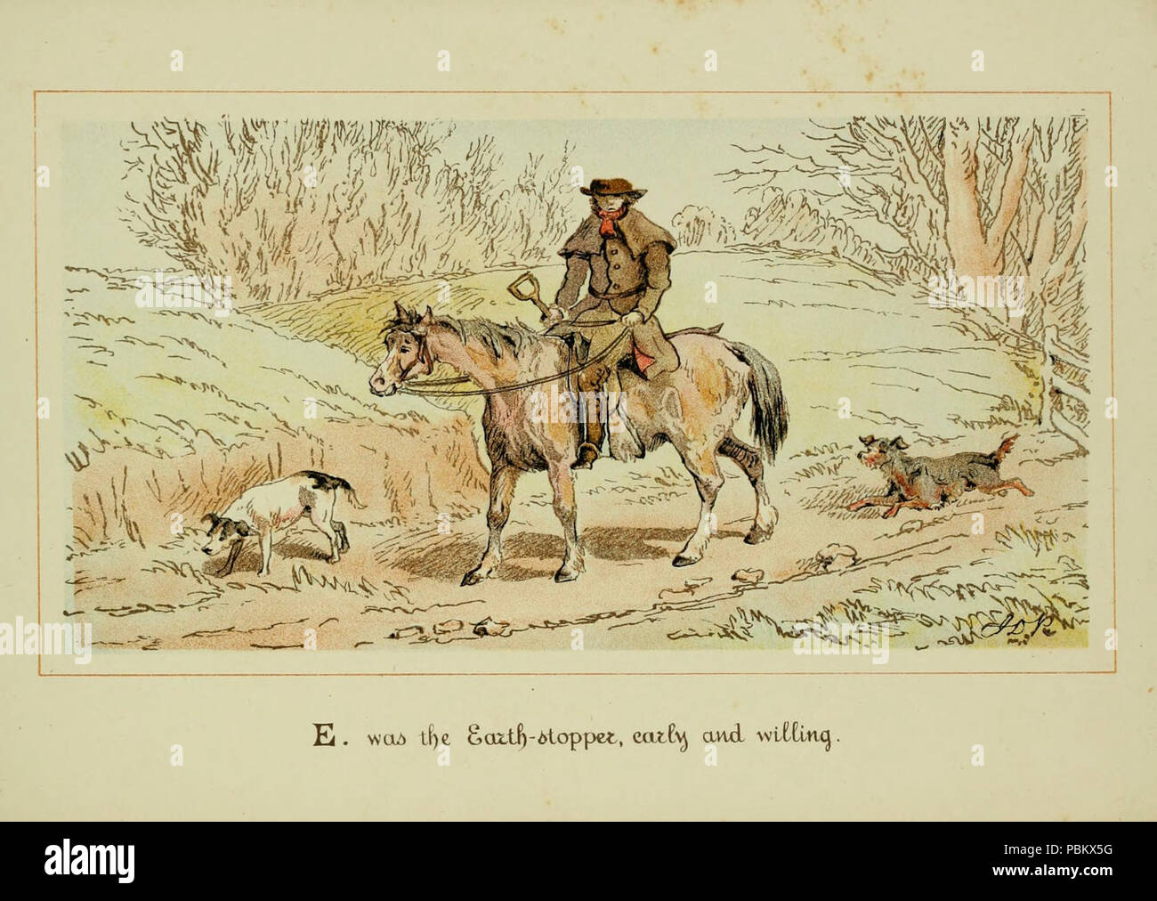 ABC of fox hunting (Plate 5 Stock Photo - Alamy