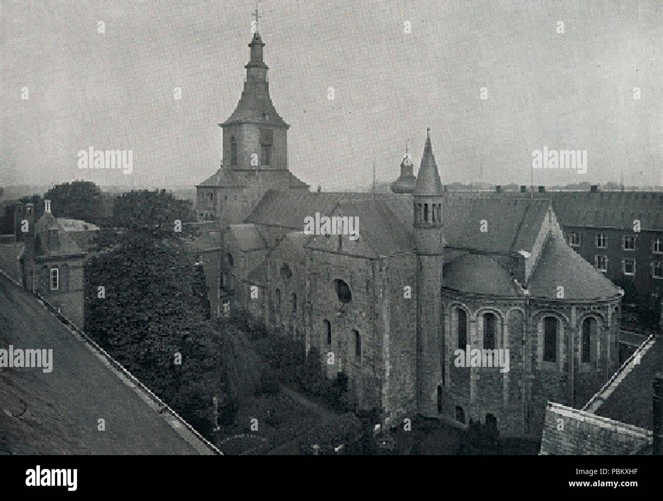 Abdij Rolduc Postcard 1910 Stock Photo - Alamy