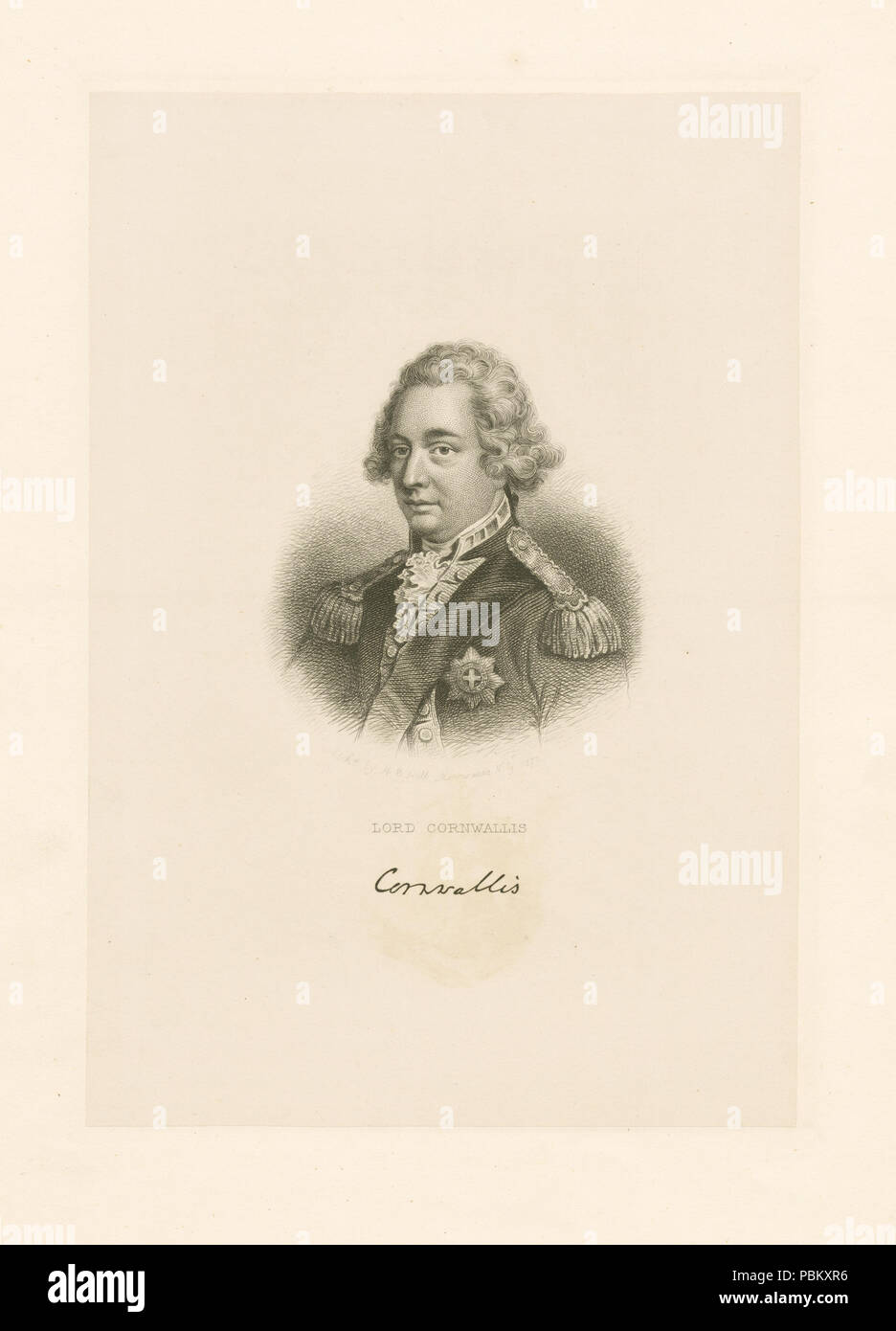 General cornwallis painting hi-res stock photography and images - Alamy