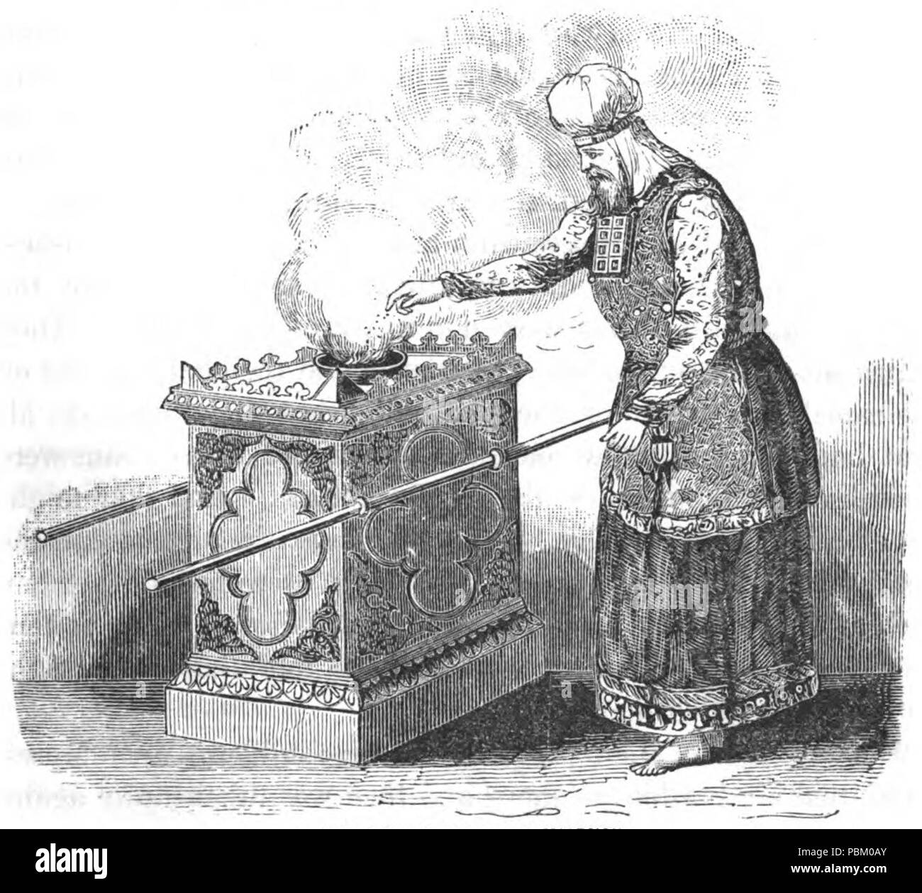 758 High priest burning incense Stock Photo - Alamy