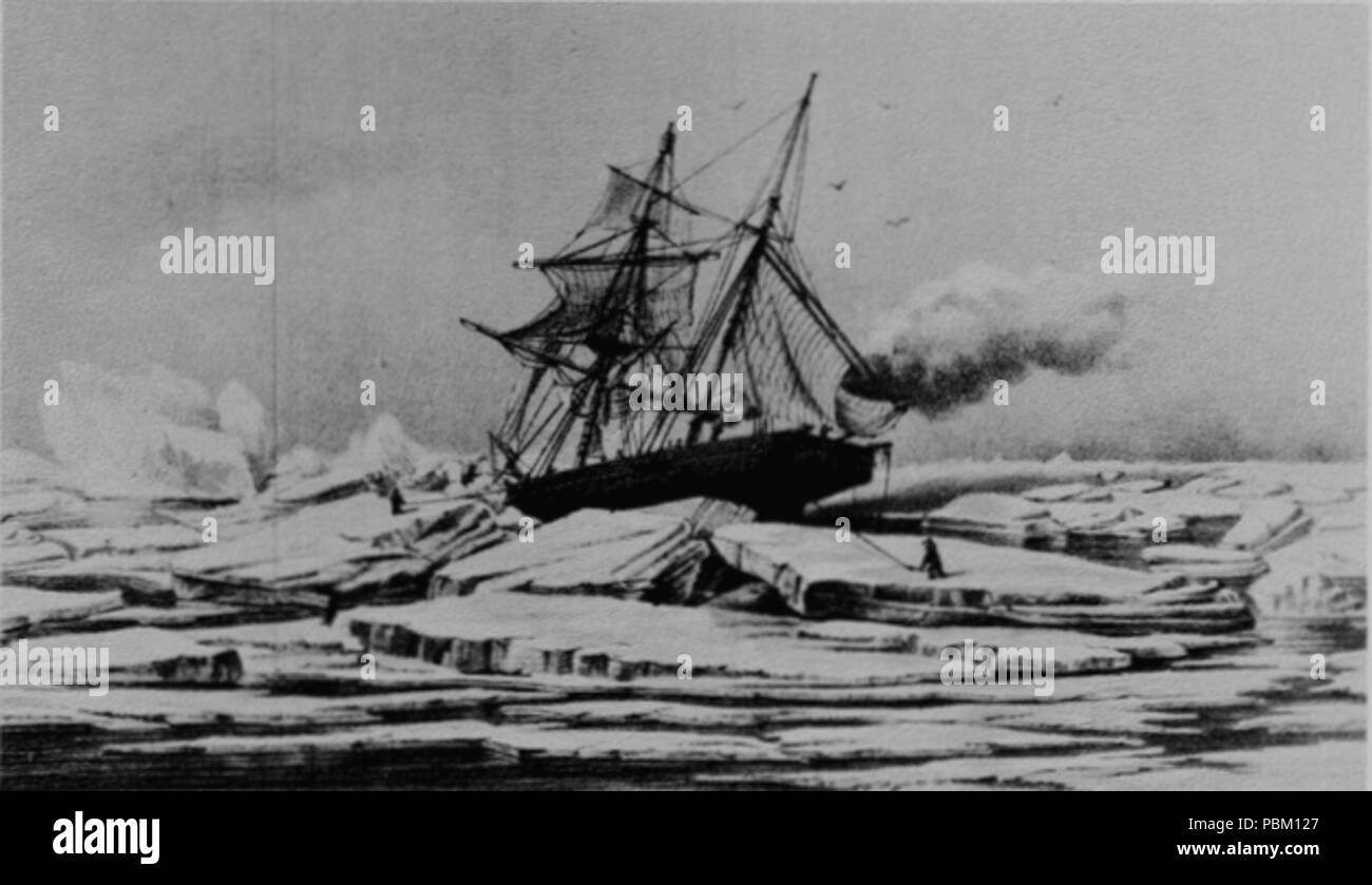 763 HMS Isabel, Command of Edward Augustus Inglefield Stock Photo - Alamy