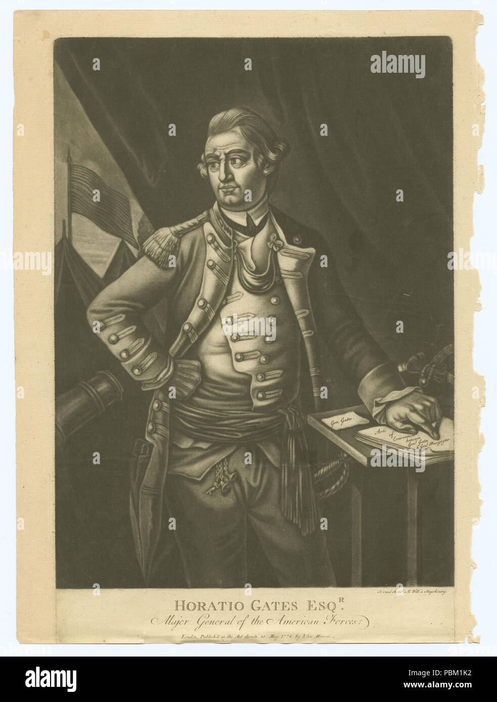 Major general horatio gates hi-res stock photography and images - Alamy