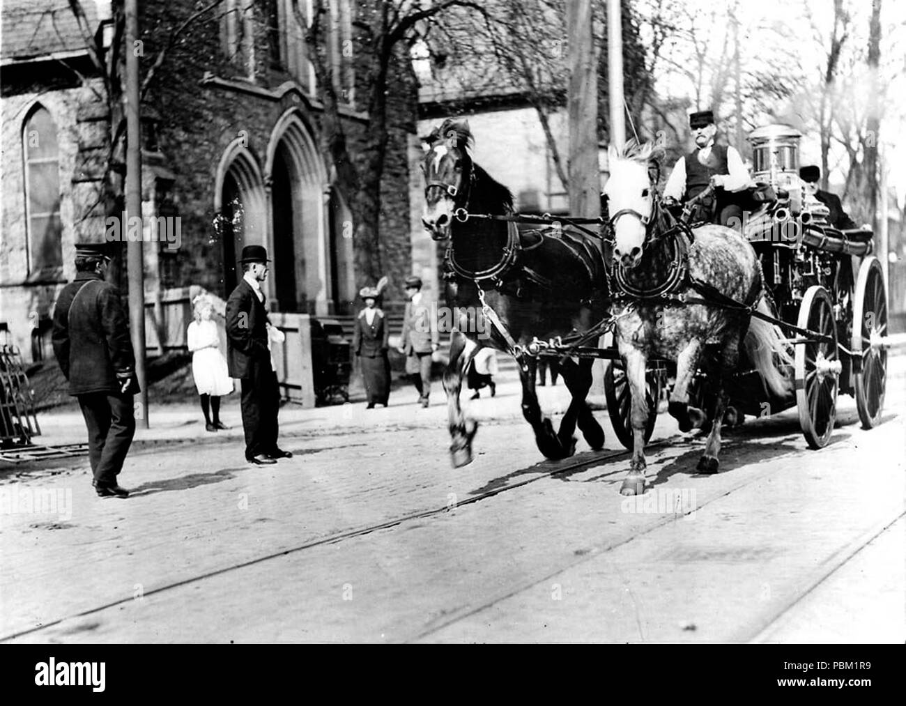 Fire safety crew Black and White Stock Photos & Images - Alamy