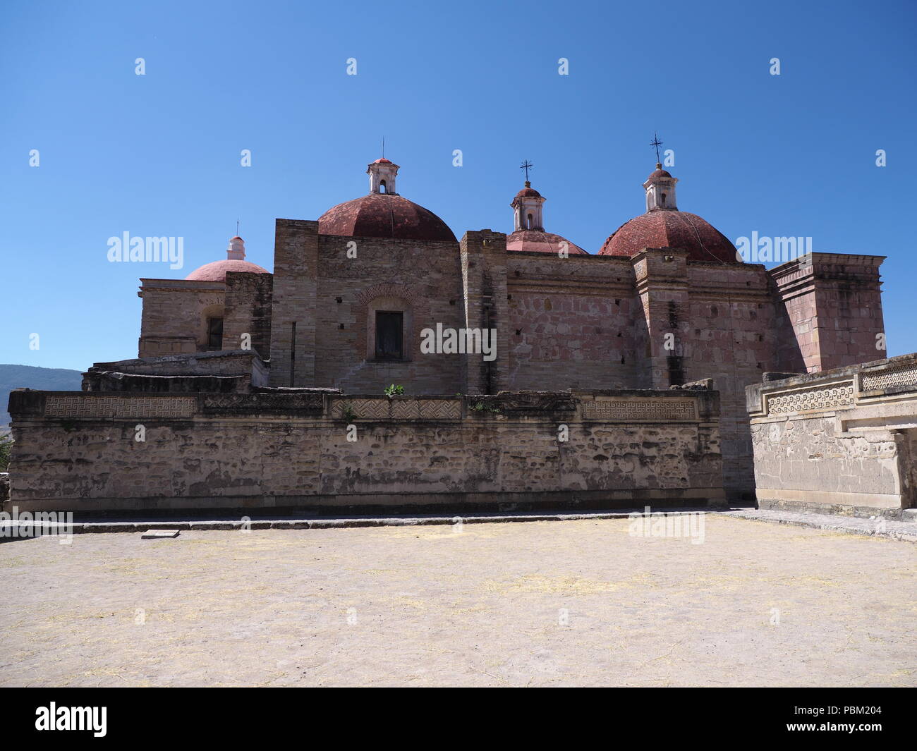 Stony San Pedro church in Mitla city important archeological site of ...