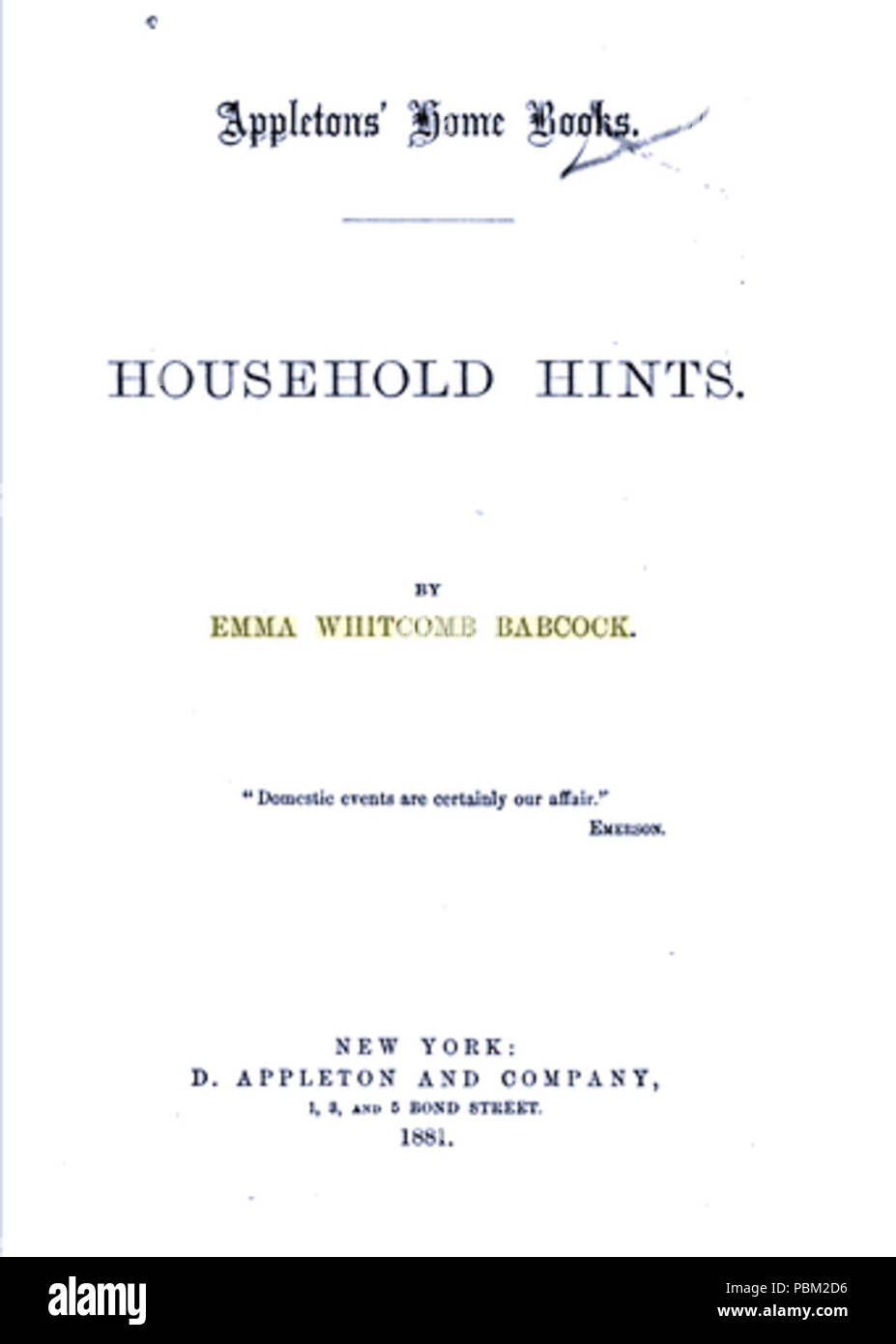 Household hints hi-res stock photography and images - Alamy