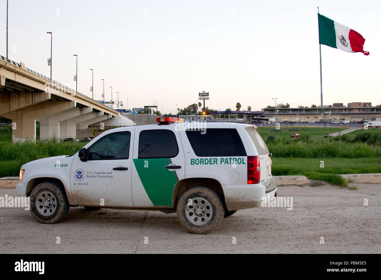South Texas Laredo Border Patrol Vehicle at Border Stock Photo - Alamy