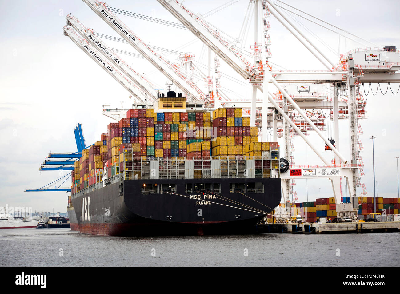 Baltimore port container hi-res stock photography and images - Alamy