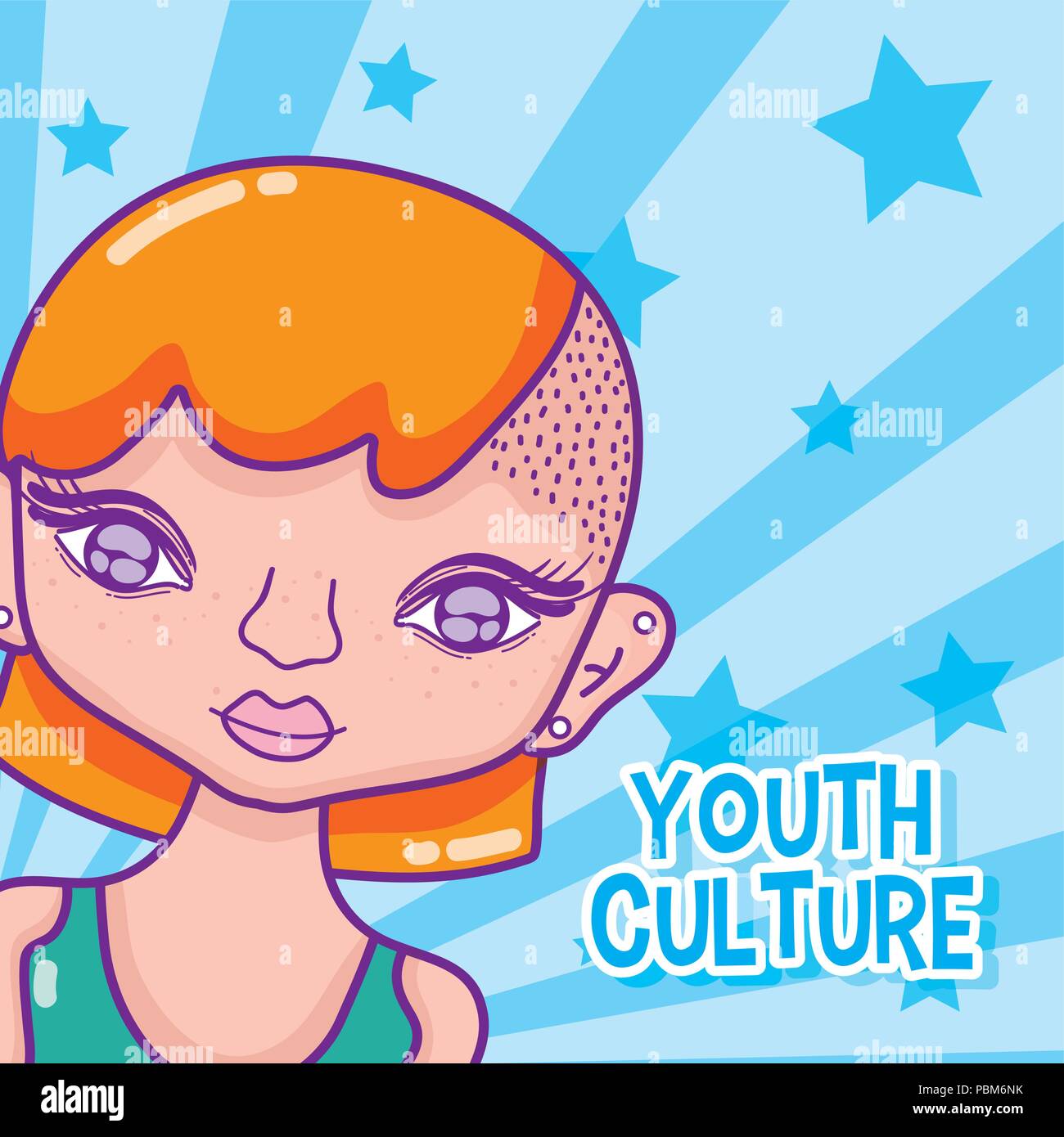 Youth culture cartoon Stock Vector Image & Art - Alamy