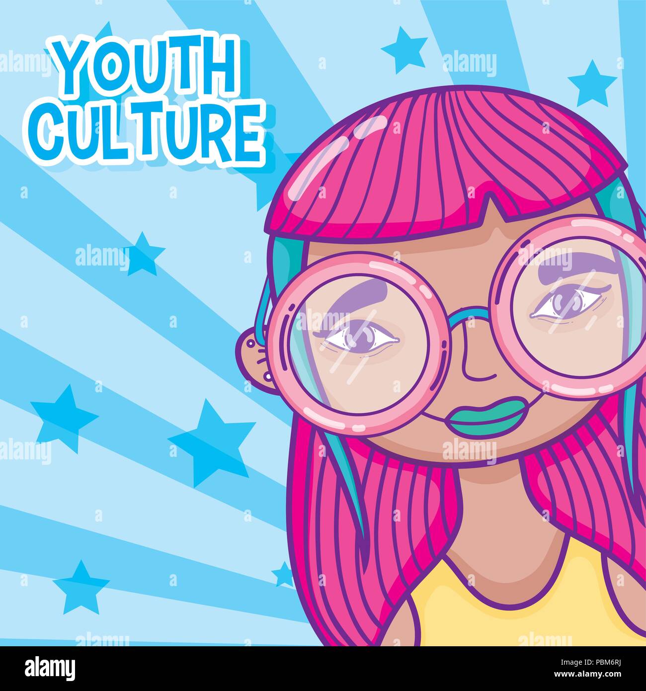 Youth culture cartoon Stock Vector Image & Art - Alamy