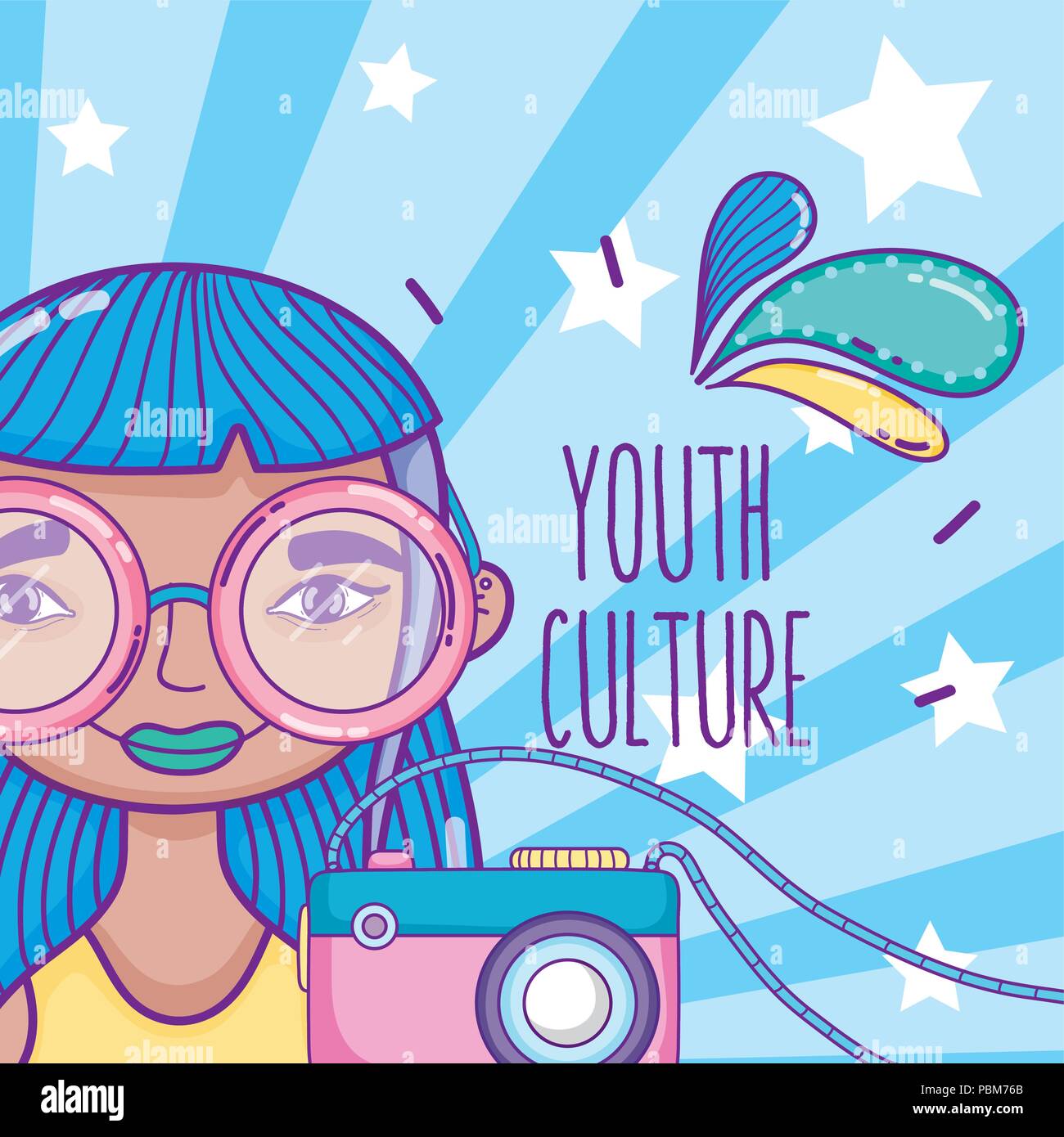 Youth culture cartoon Stock Vector Image & Art - Alamy