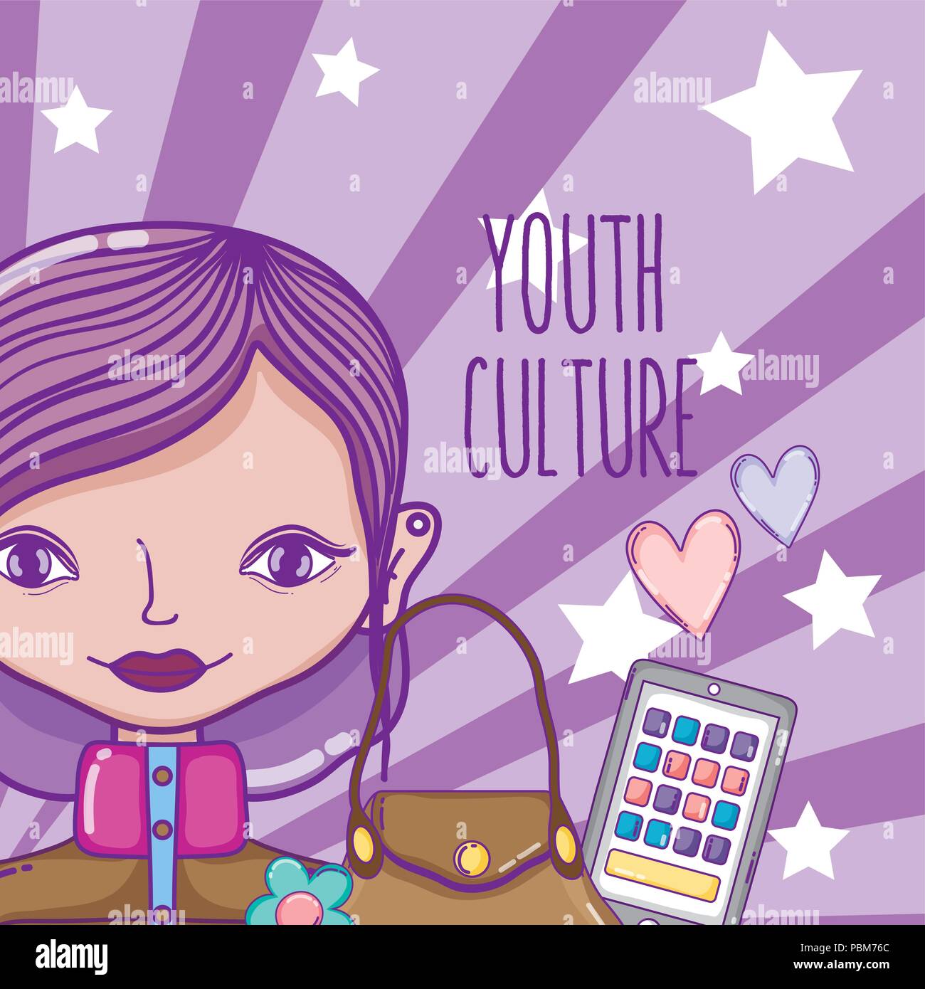 Youth culture cartoon Stock Vector Image & Art - Alamy