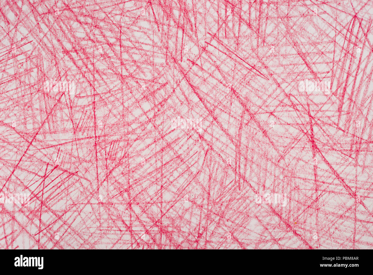 red color crayon drawings on paper background texture Stock Photo - Alamy