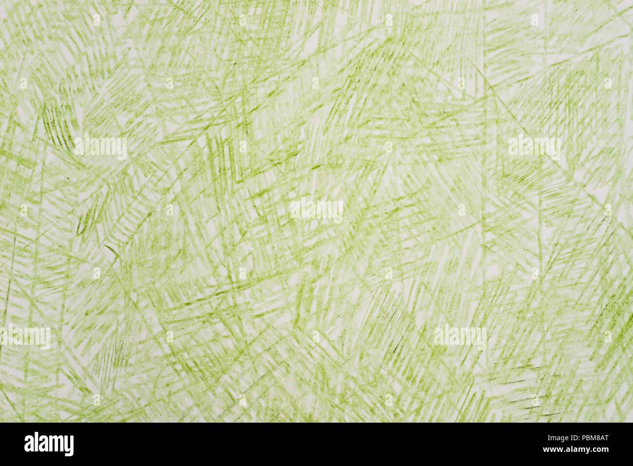 green color crayon drawings on paper background texture Stock Photo - Alamy