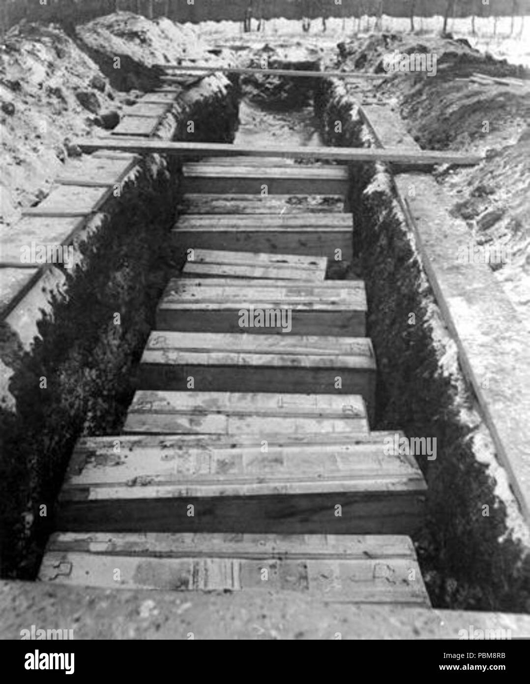 817 Italian Hall Disaster in Pictures - graves (crop Stock Photo - Alamy