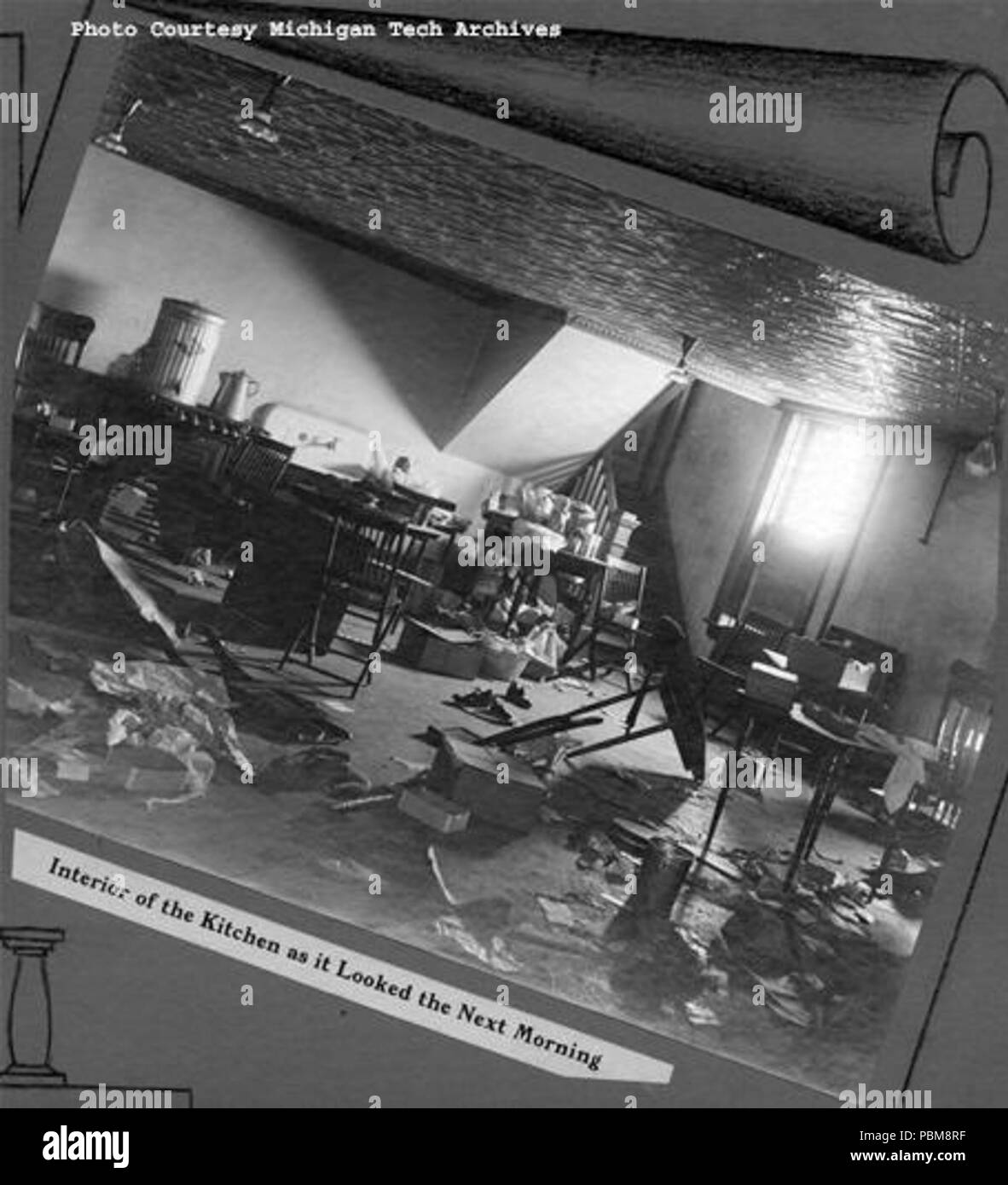 817 Italian Hall Disaster in Pictures - kitchen Stock Photo - Alamy