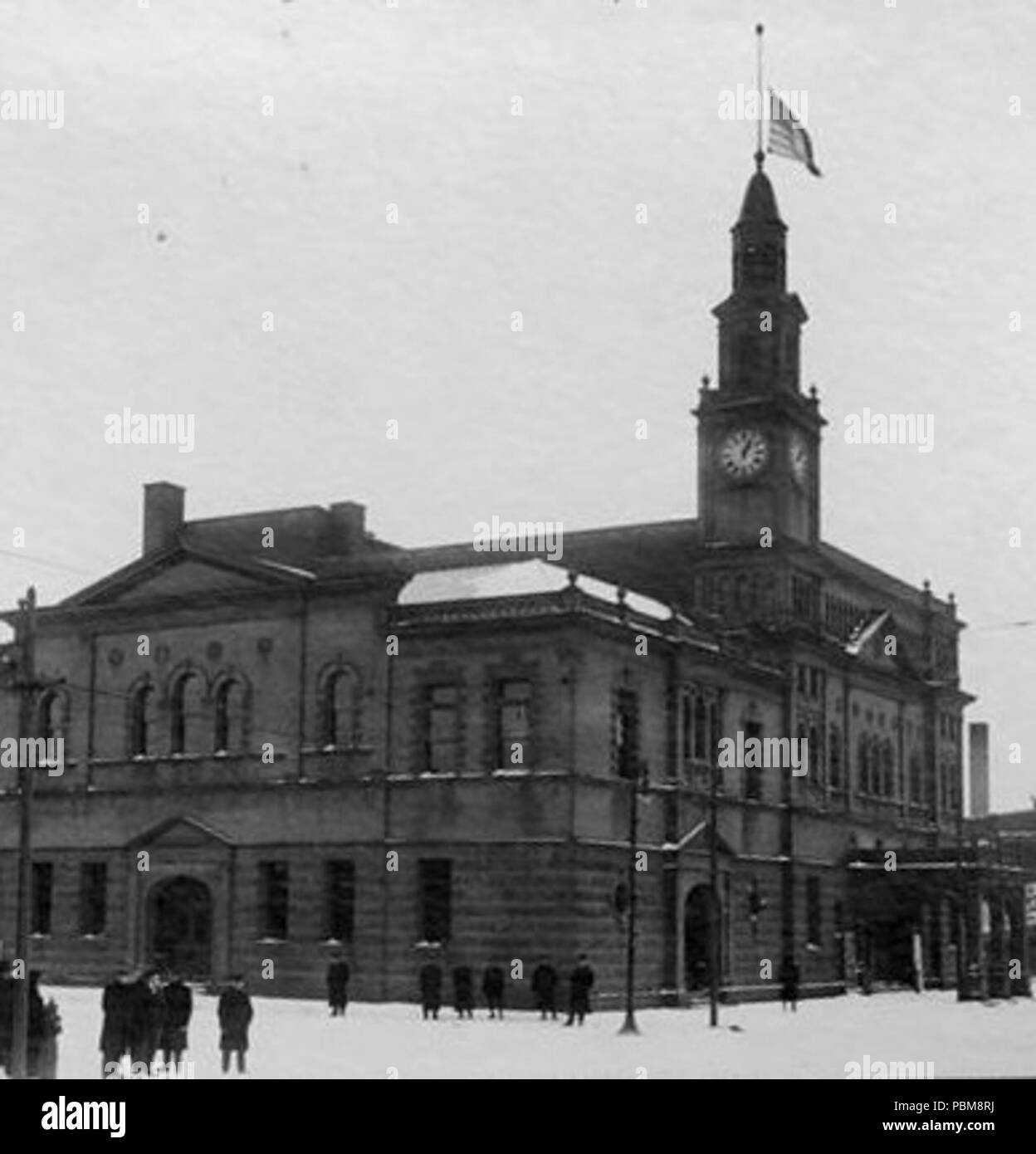 817 Italian Hall Disaster in Pictures - town hall (crop Stock Photo - Alamy