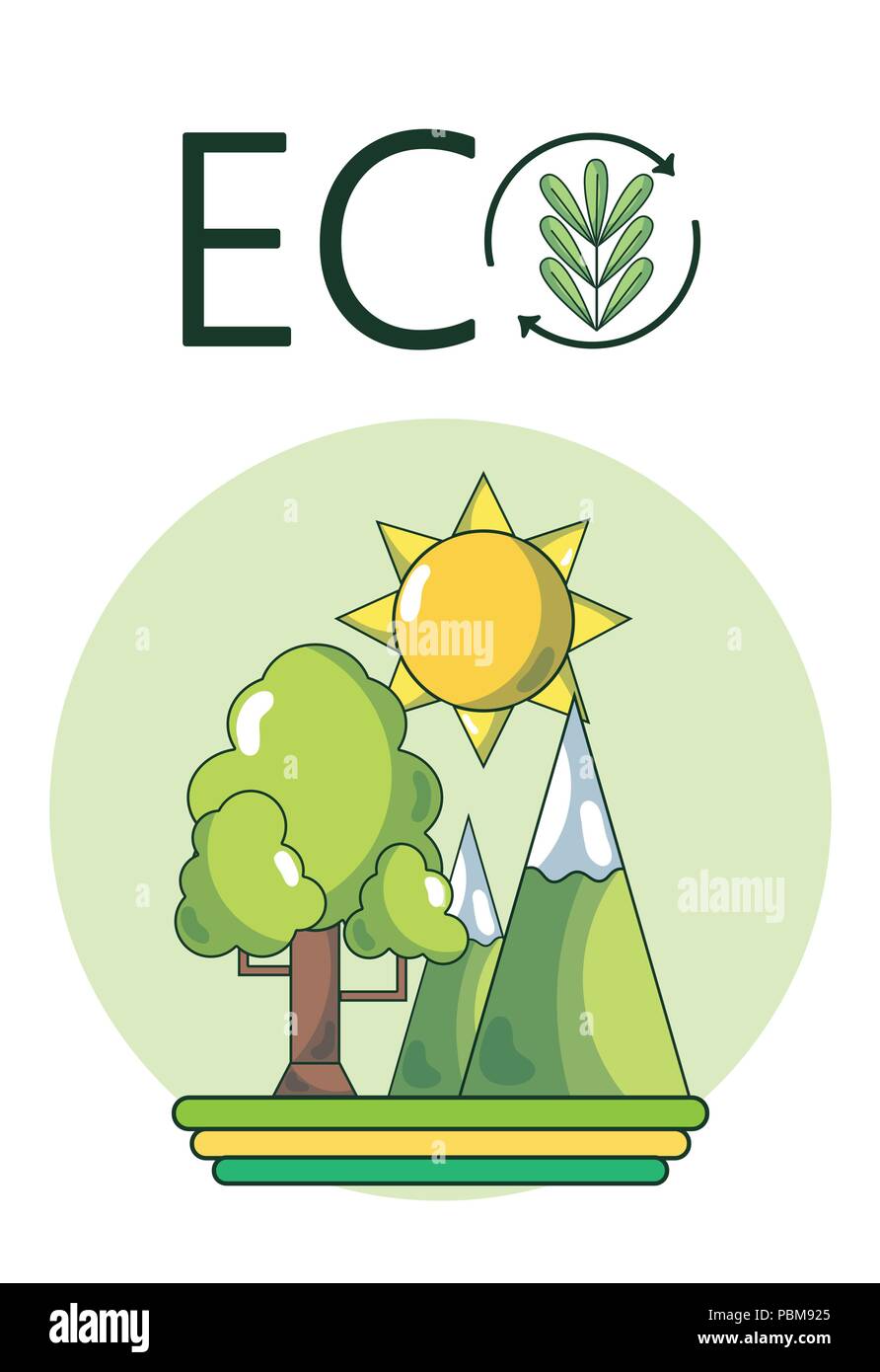 Eco environment concept Stock Vector Image & Art - Alamy