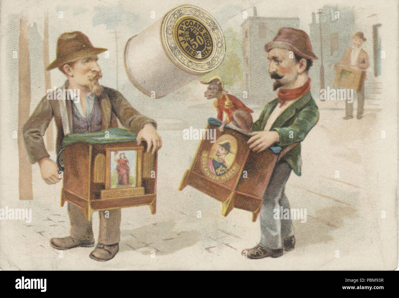 Organ grinders with monkeys hi-res stock photography and images - Alamy