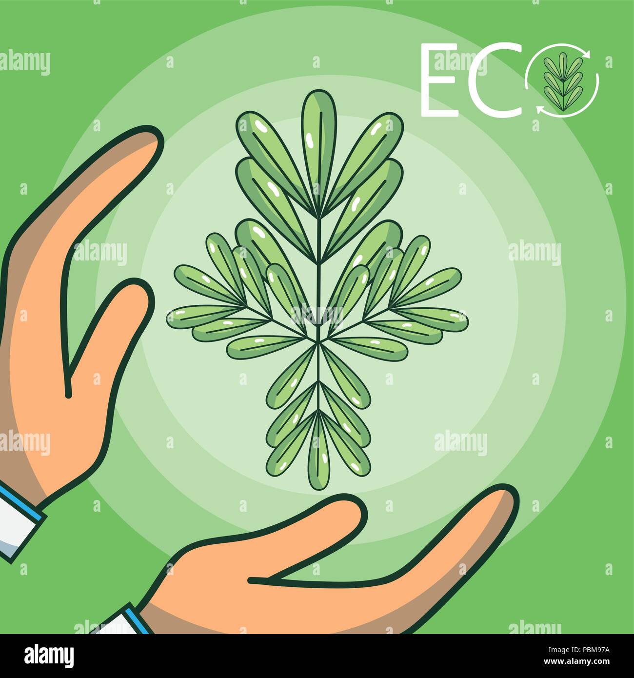 Eco environment concept Stock Vector Image & Art - Alamy