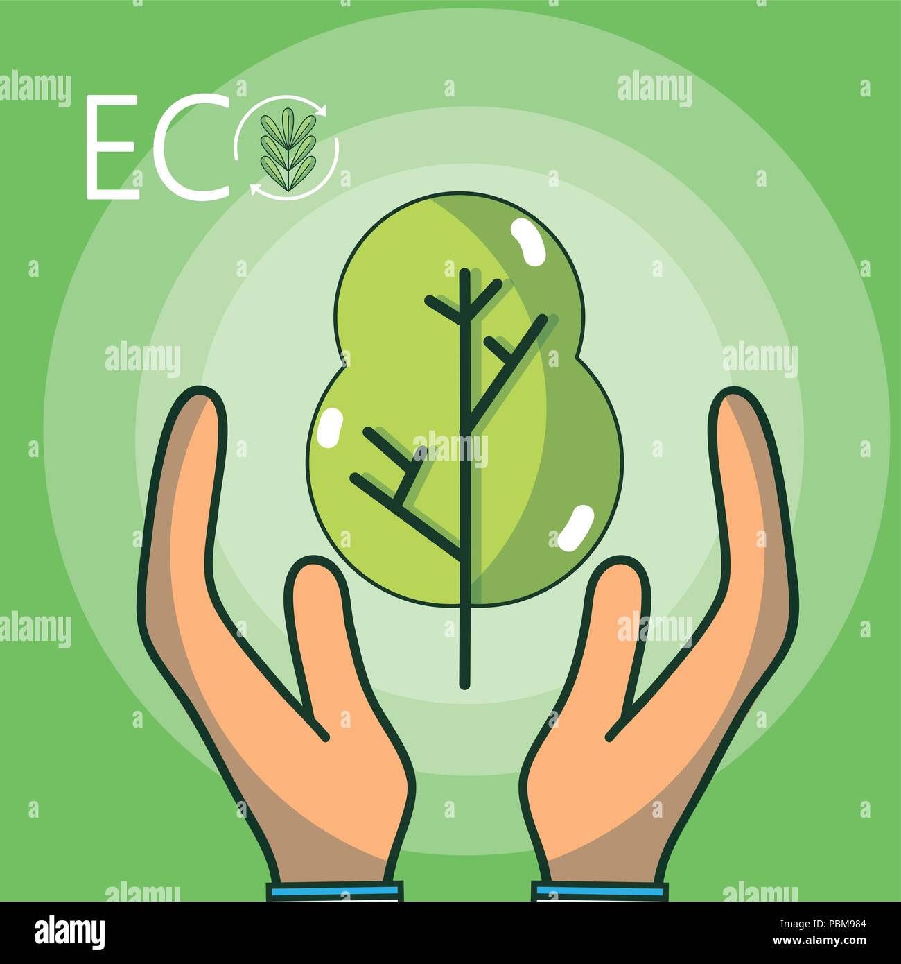 Eco environment concept Stock Vector Image & Art - Alamy