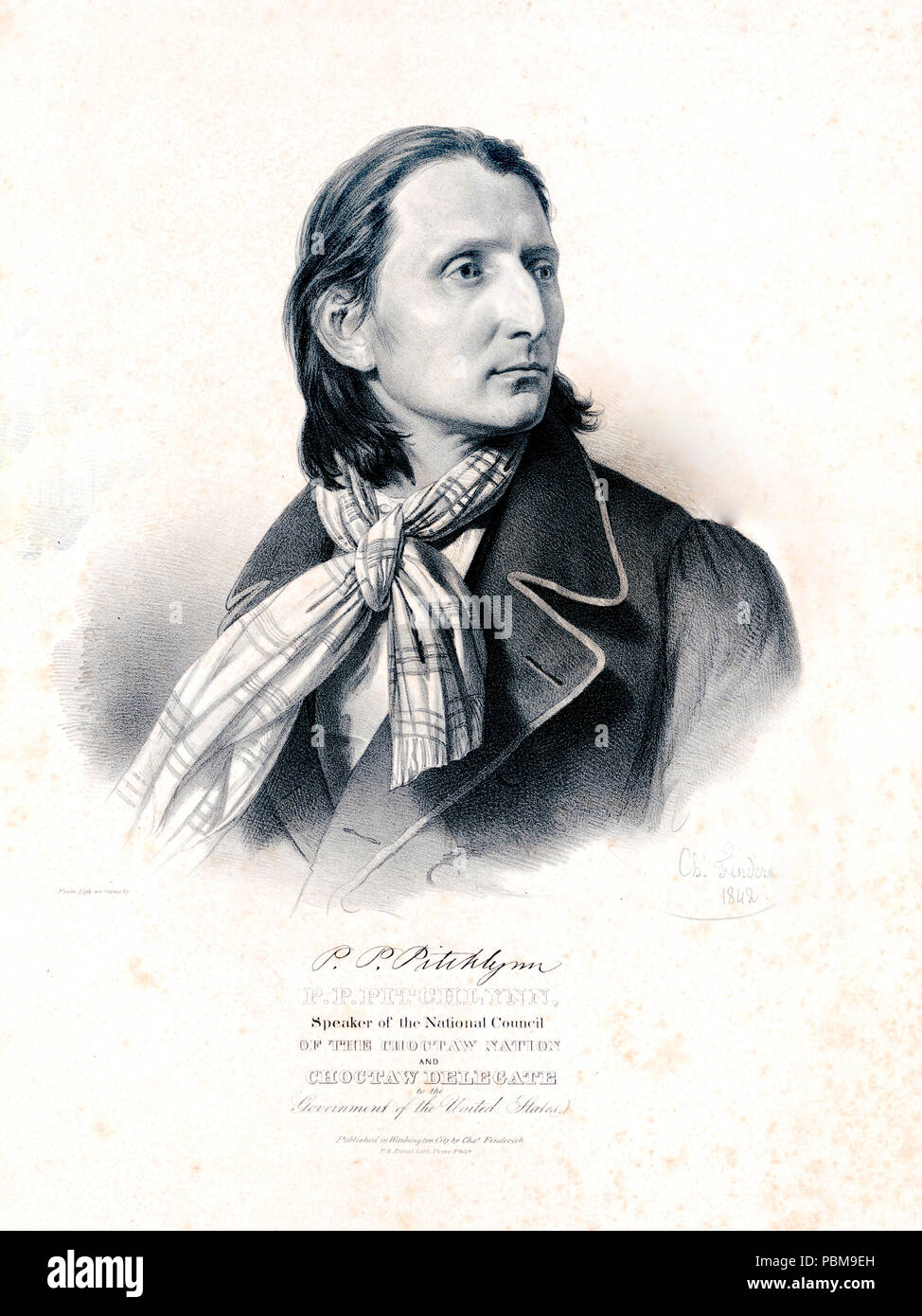 P p pitchlynn choktaw portrait hi-res stock photography and images - Alamy