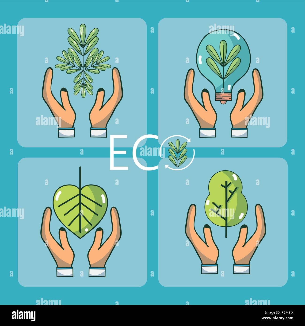 Set of eco icons and symbols Stock Vector Image & Art - Alamy