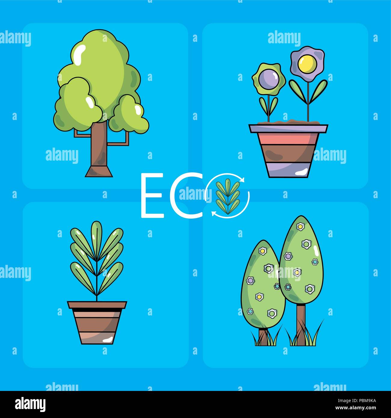 Set of eco icons and symbols Stock Vector Image & Art - Alamy