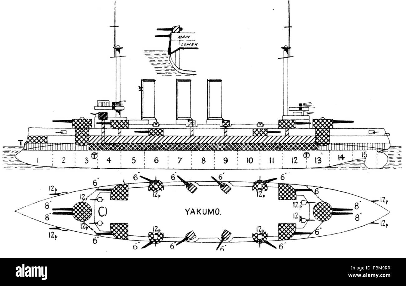 Japanese cruiser Cut Out Stock Images & Pictures - Alamy