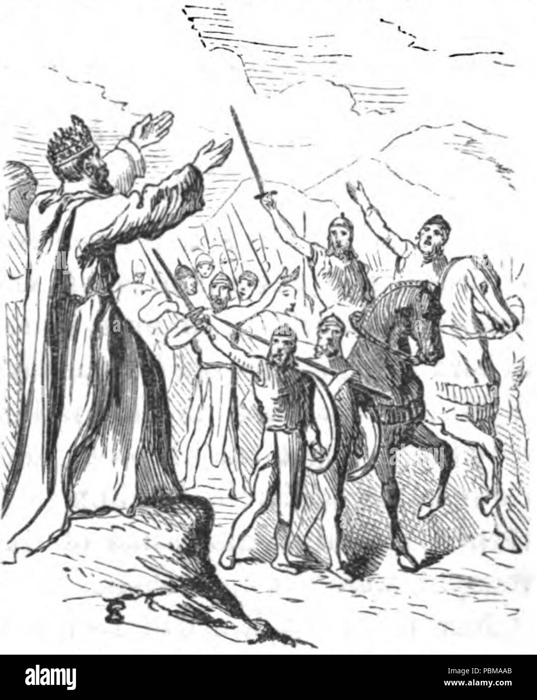 Soldiers depiction Black and White Stock Photos & Images - Alamy