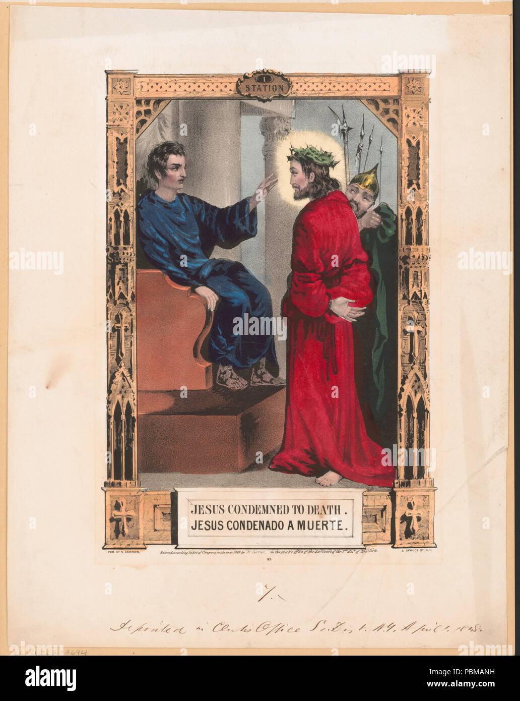 Jesus is condemned to death hi-res stock photography and images - Alamy