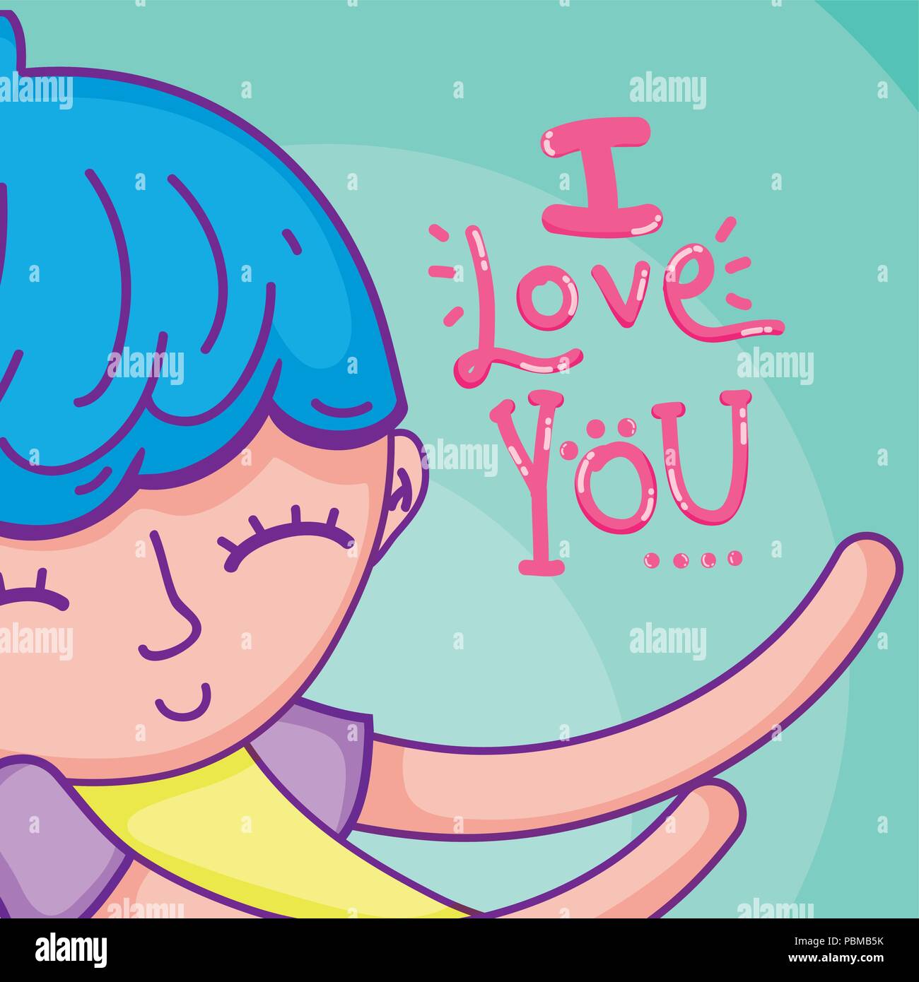 I Love You Cartoon High Resolution Stock Photography and Images - Alamy
