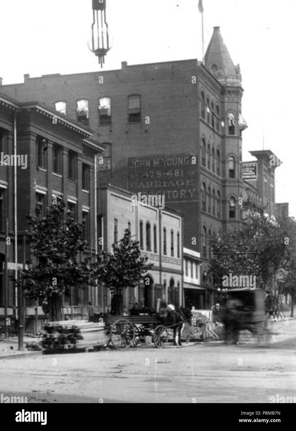 839 John M. Young Stores and Residences on C Street, 1901 - Adolf Cluss ...