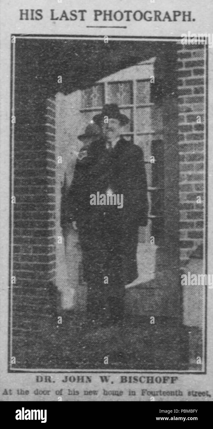 841 John W Bischoff at door Stock Photo - Alamy