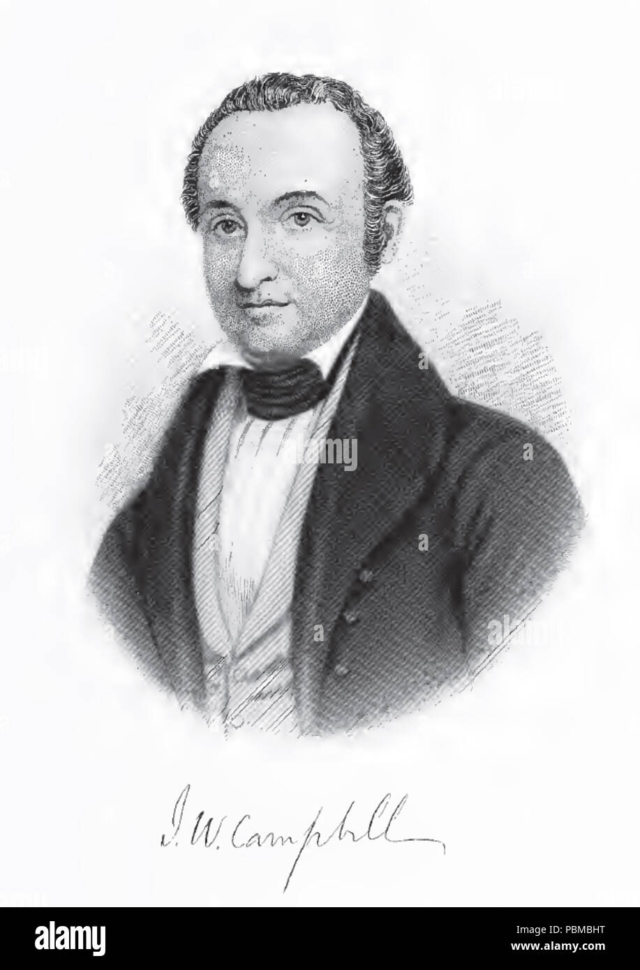 841 John Wilson Campbell with signature Stock Photo - Alamy