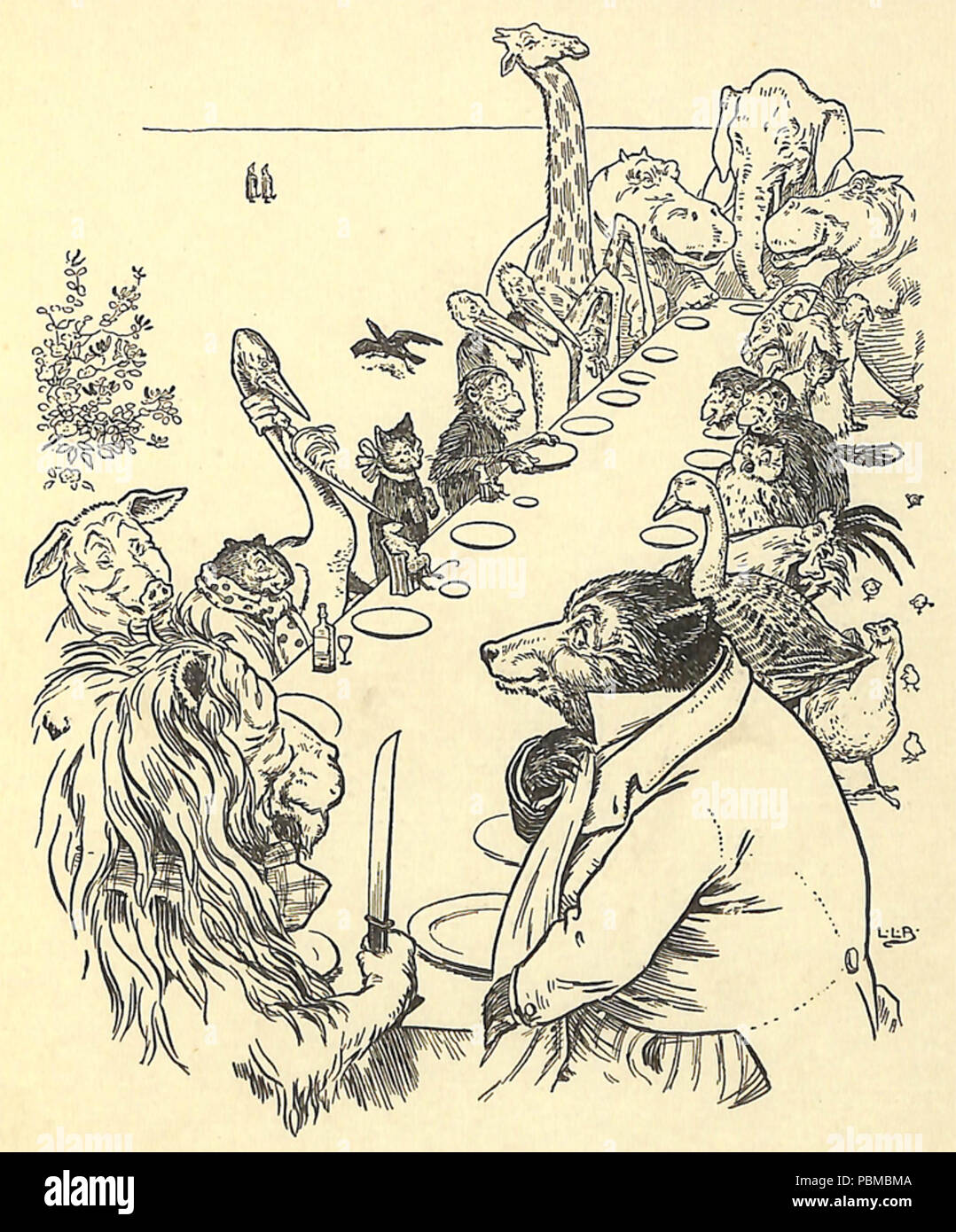 842 Johnny Crow's Garden - And they all sat down to their dinner in a ...